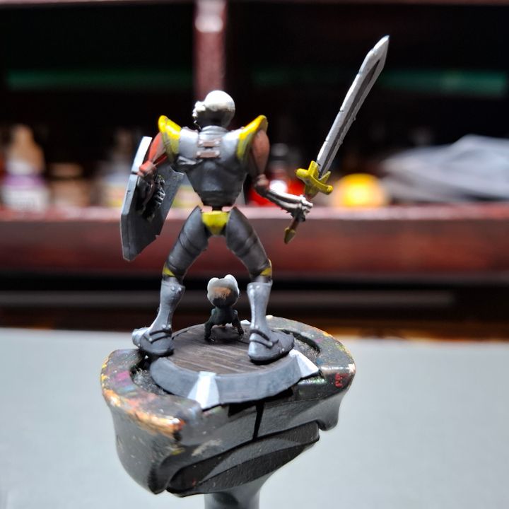 3D Print of PRE-SUPPORTED SR Daniel - 32mm - DnD by Lockhart