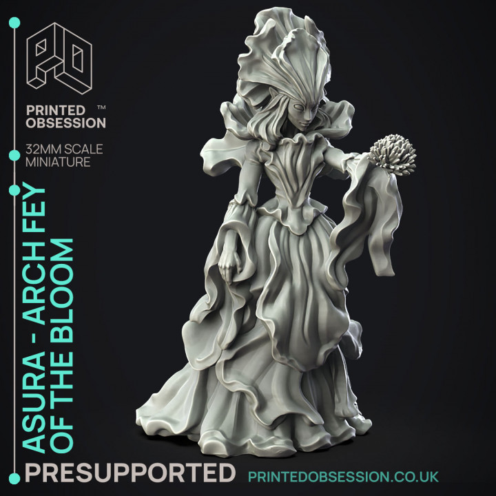 3D Printable Arch Fey of the Blossom - Eladrin - PRESUPPORTED ...