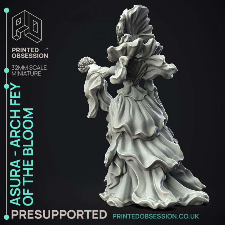 3D Printable Arch Fey of the Blossom - Eladrin - PRESUPPORTED ...