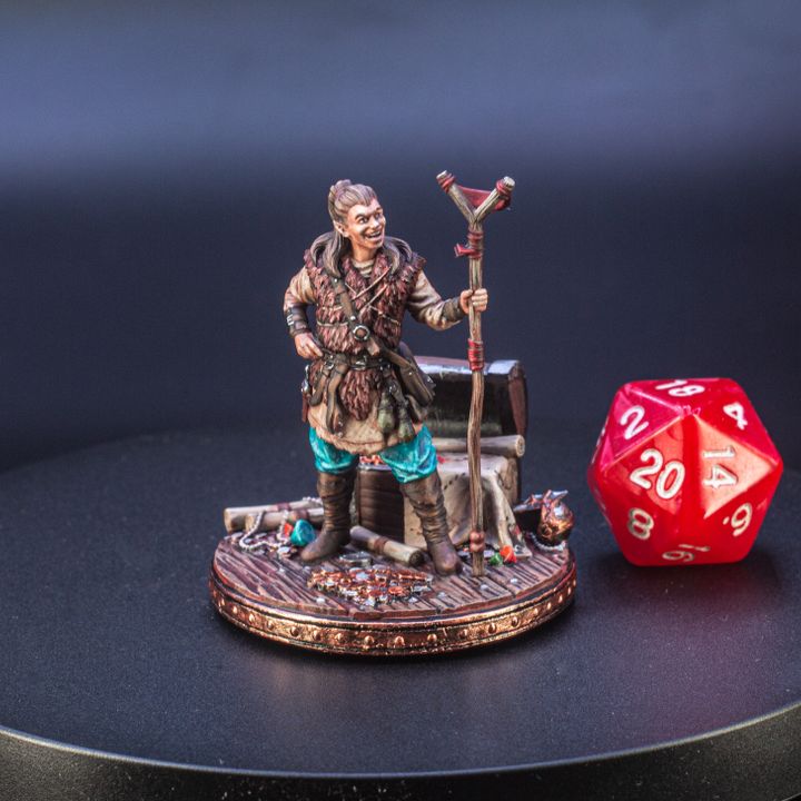 3D Print of Halfling / Kender - Heslin Thistlefoot - June 2023 ...