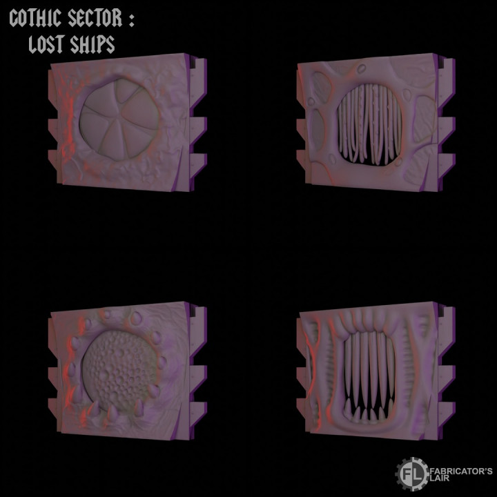 3D Printable Hive Ship - A boarding action terrain by Fabricator's Lair