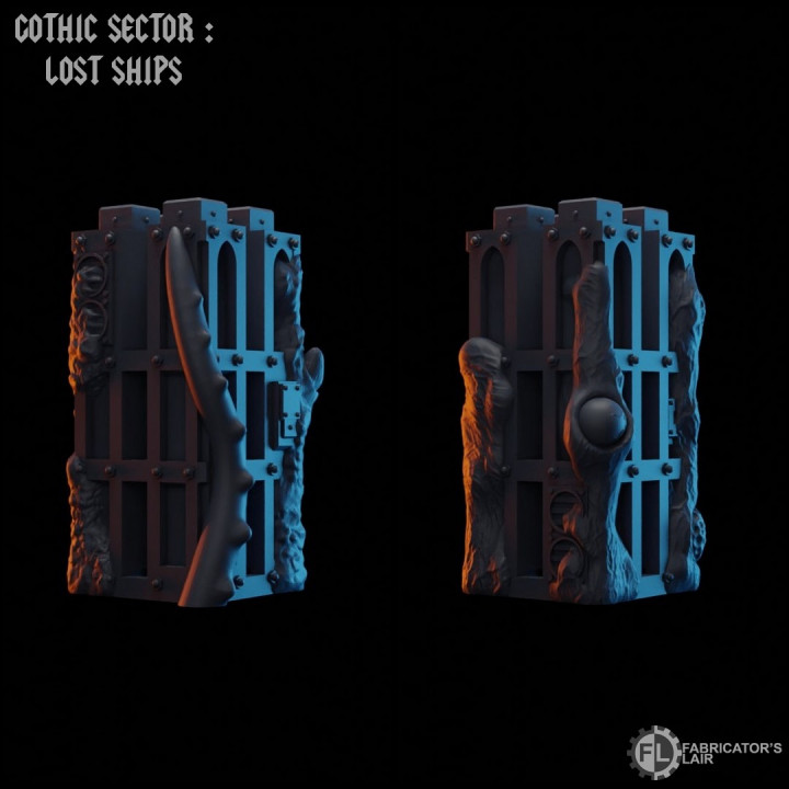 3D Printable Hive Ship - A boarding action terrain by Fabricator's Lair