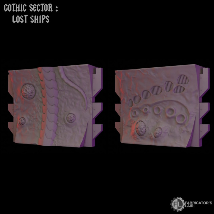 3D Printable Hive Ship - A boarding action terrain by Fabricator's Lair