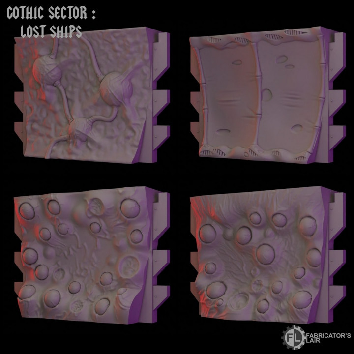 3D Printable Hive Ship - A boarding action terrain by Fabricator's Lair