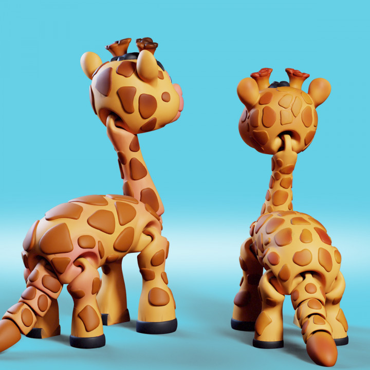3D Printable Flexi Baby Giraffe by ArtFlex