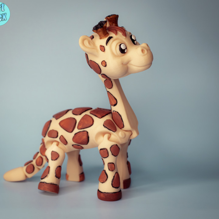 3D Printable Flexi Baby Giraffe by ArtFlex