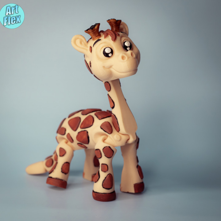 3D Printable Flexi Baby Giraffe by ArtFlex
