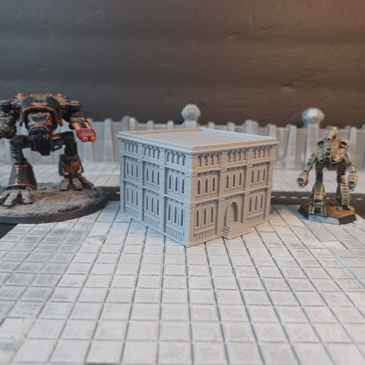 3D Printable Gothic Building 101 G101 by Wargame Forge