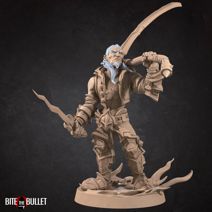 3D Printable Hero Necromancer by Bite the Bullet