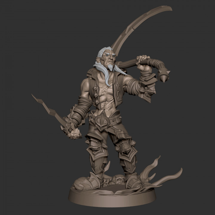 3D Printable Hero Necromancer by Bite the Bullet
