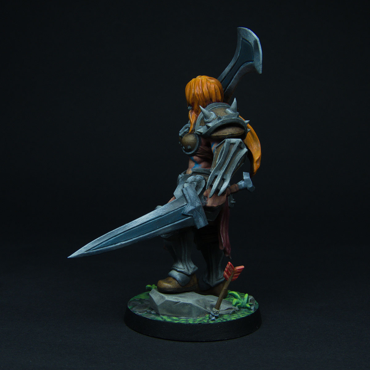 3D Printable Hero Barbarian by Bite the Bullet
