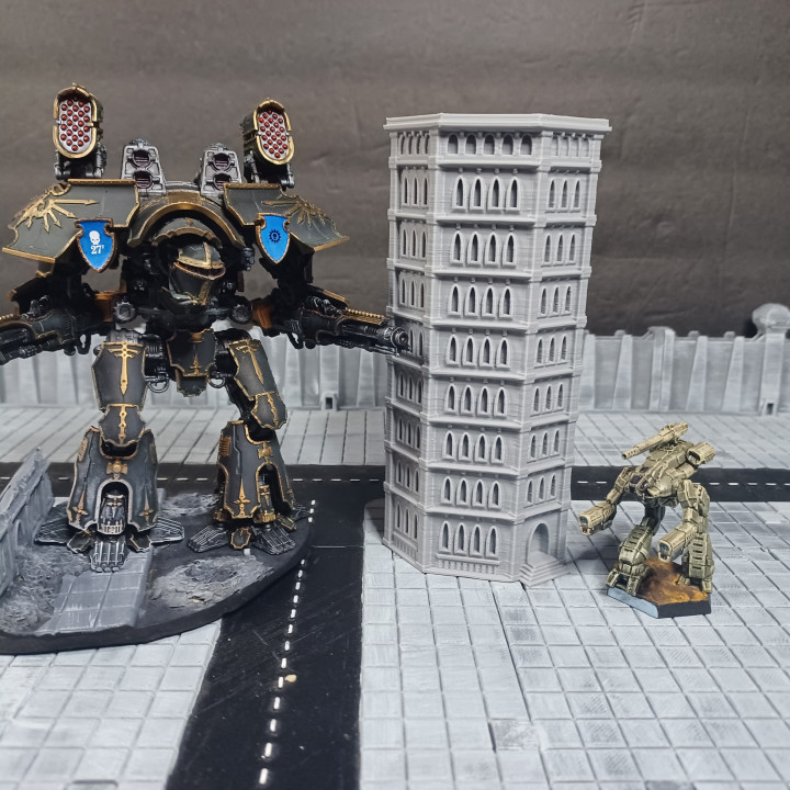 3D Printable Gothic Building G131 by Wargame Forge