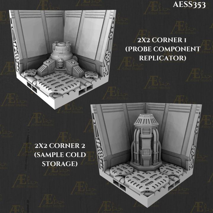 3D Printable AESS353 – Space Ships: Probe Operations by Aether Studios