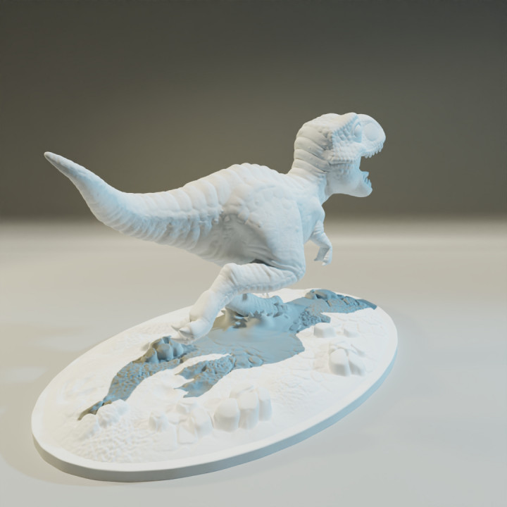 3D Printable Baby T-rex by Salvador Baixauli