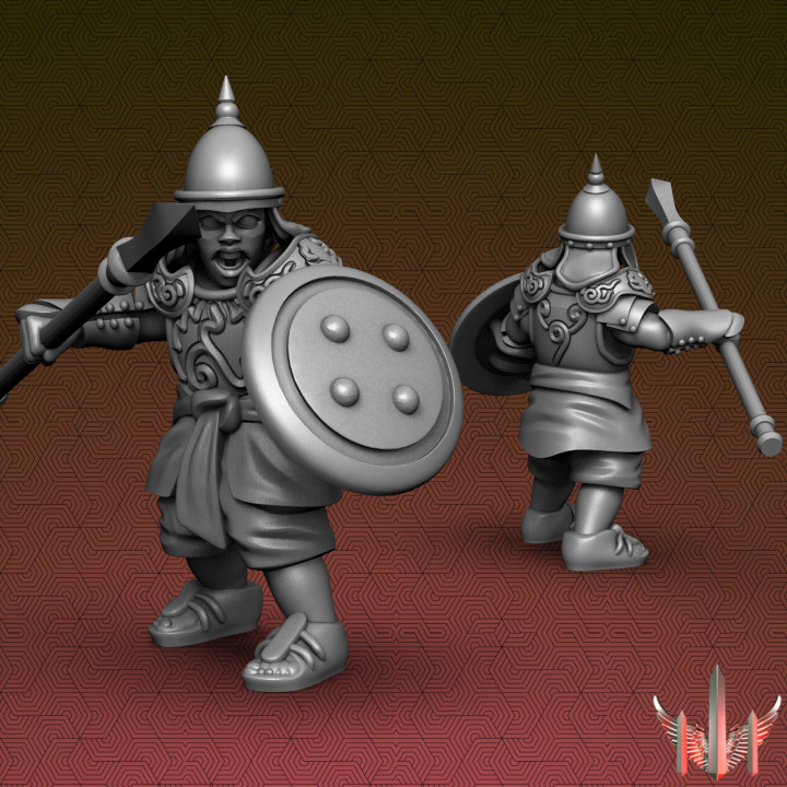 3D Printable King's Guard Pose C by Triple Spire Workshop