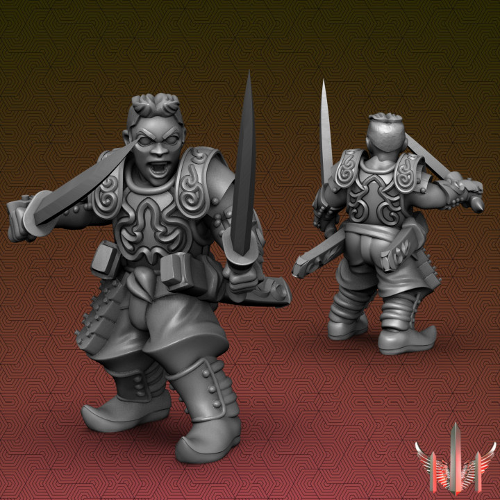 3D Printable King Pose C by Triple Spire Workshop