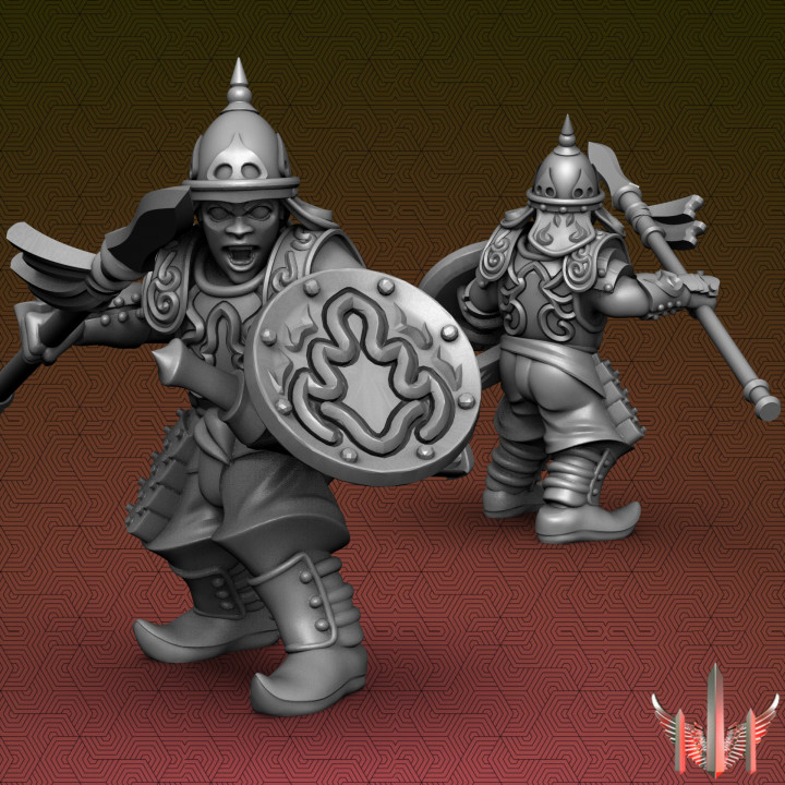 3D Printable King Pose C by Triple Spire Workshop