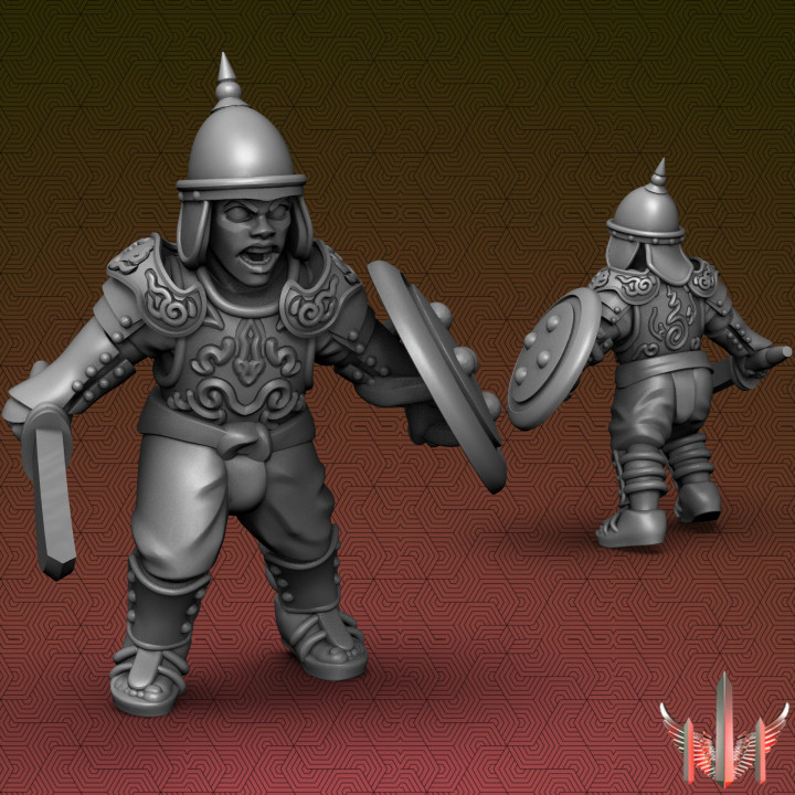 3D Printable King's Guard Pose B by Triple Spire Workshop