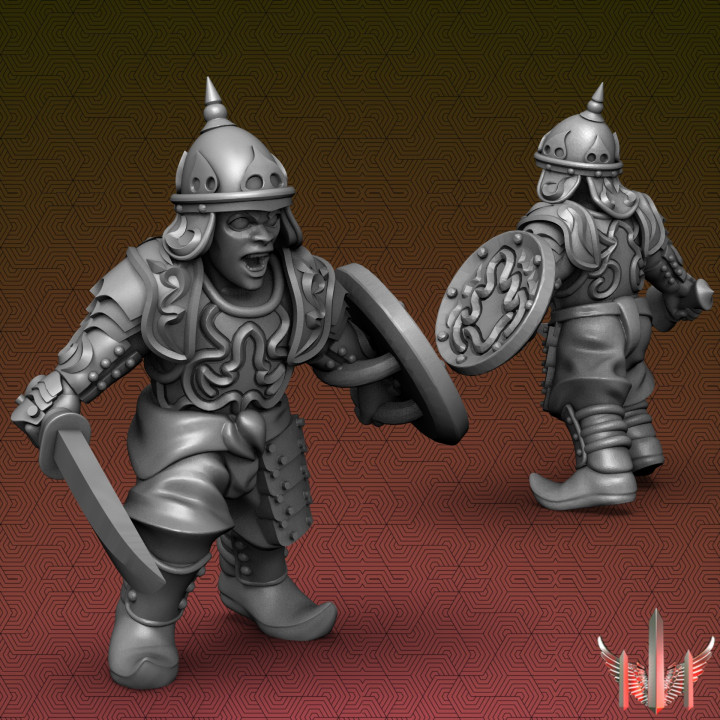 3D Printable King Pose B by Triple Spire Workshop