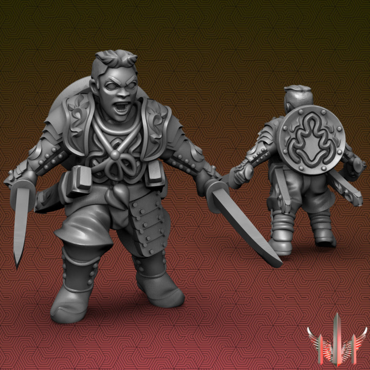 3D Printable King Pose B by Triple Spire Workshop