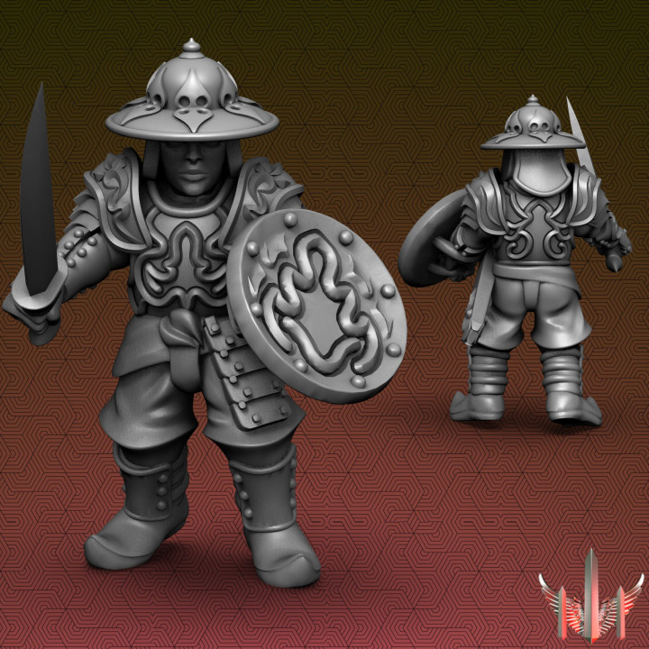 3D Printable King Pose A by Triple Spire Workshop