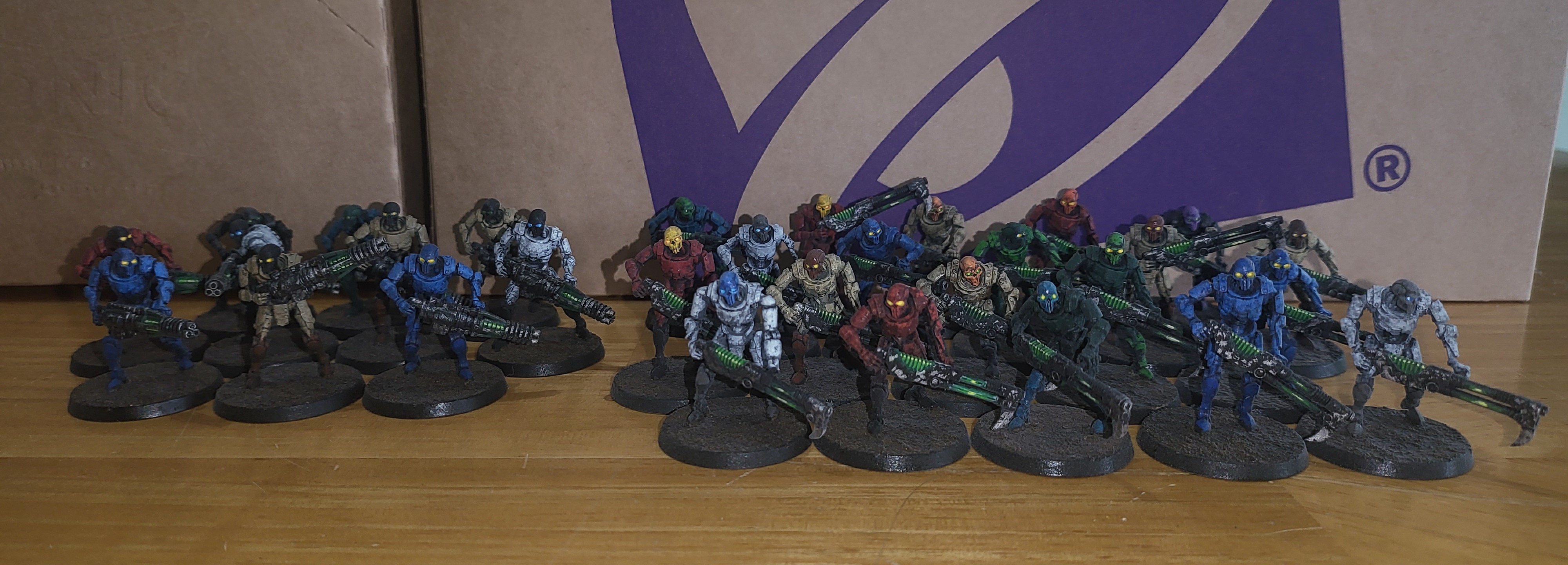 3D Printable Astronet X1 Infantry by Station Forge