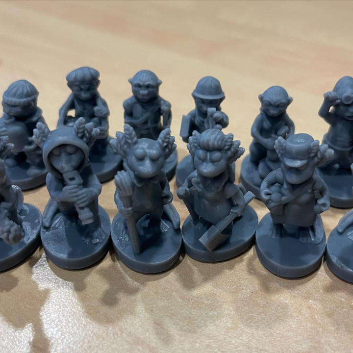 3D Print of Everdell Upgraded Critters Axolotl and Otter (Unofficial ... 3D Print of Everdell Upgraded Critters Axolotl and Otter (Unofficial ...