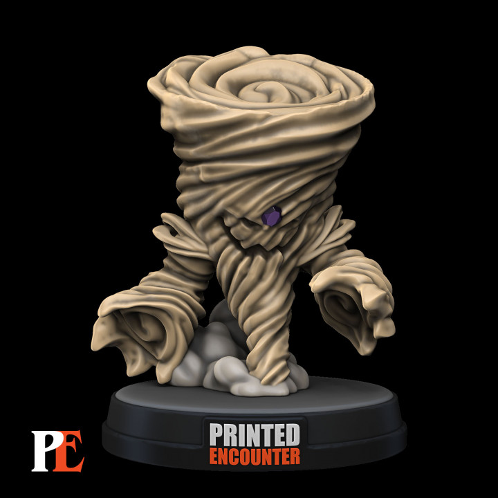 3D Printable Air Elemental by Printed Encounter