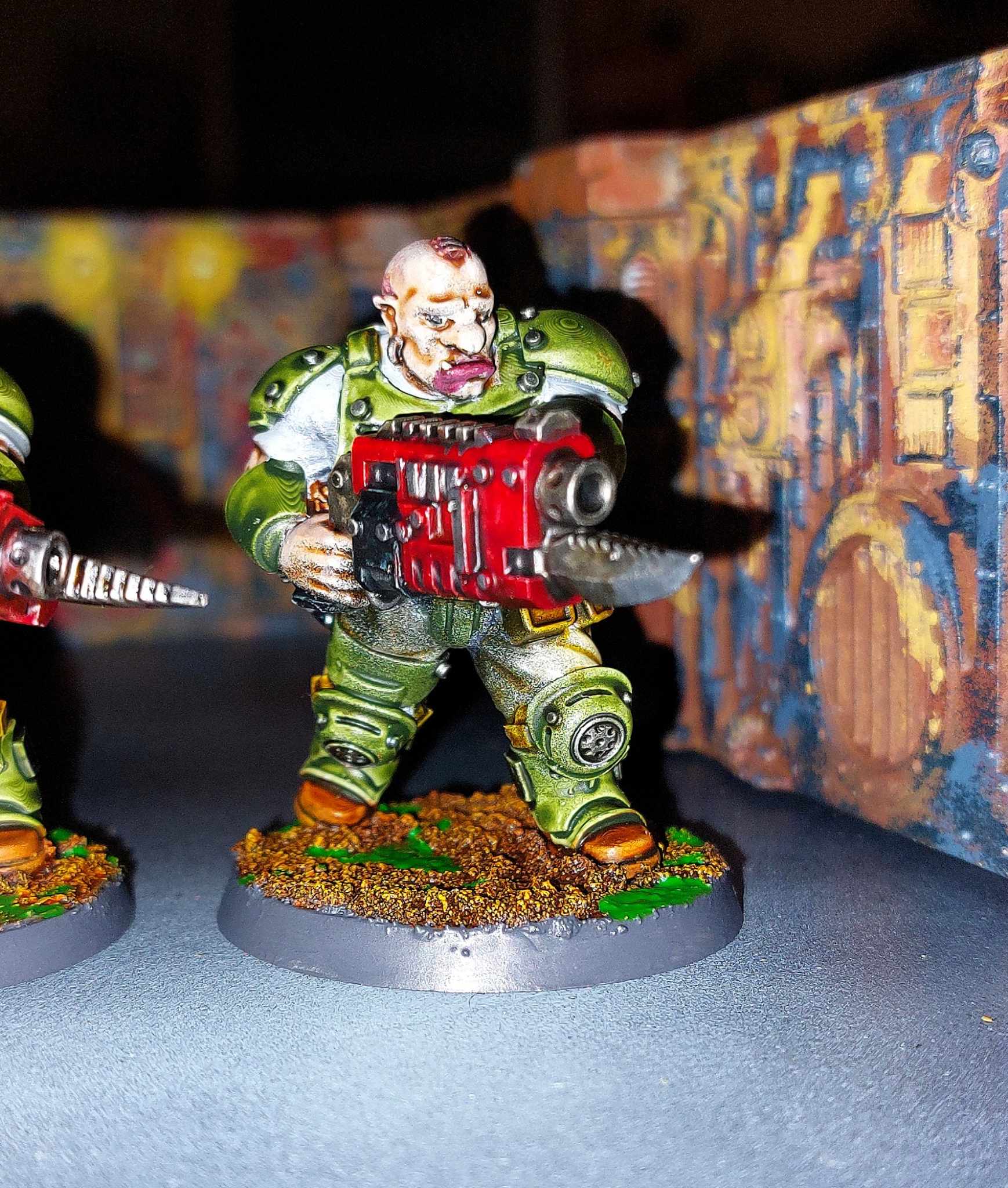 3D Printable Slave Ogres Clan with Leader x6 by Print Minis