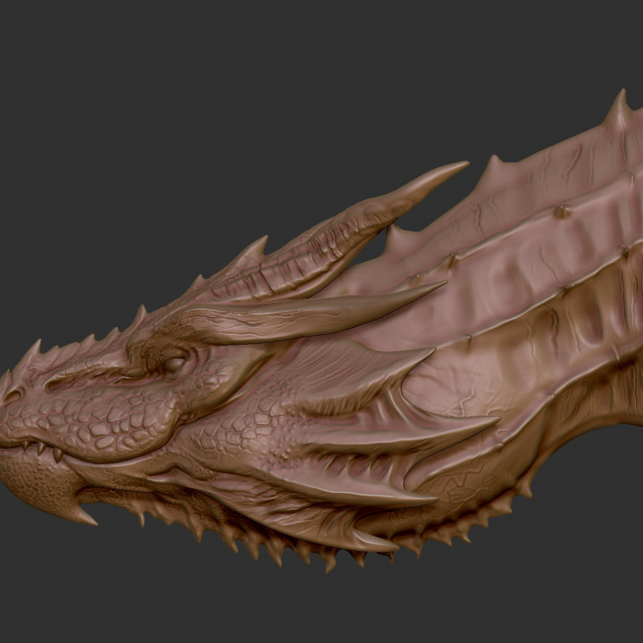 3D Printable June Dragon bust by 3DprintingRealms