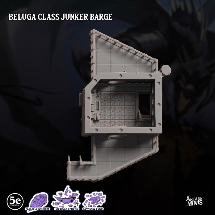 3D Printable Airship - Beluga Class Junker Barge by Sordane Publishing