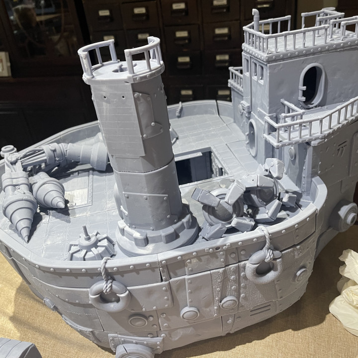 3D Print of Airship - Beluga Class Junker Barge by sgsudbrink
