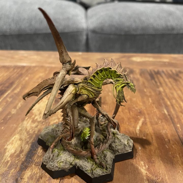 3D Print of Insectoid Dragon (2023 new pose(2)) by stephen11