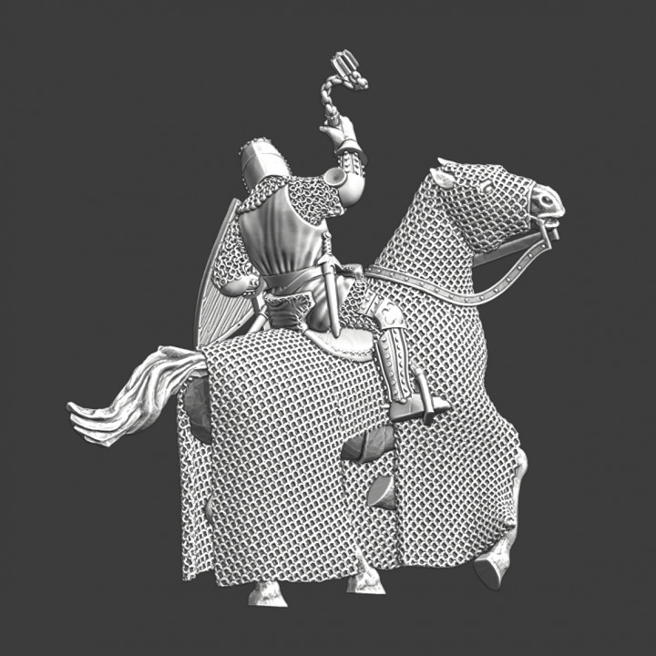 Téléchargement Medieval mounted knight fighting with flail par Northern ...