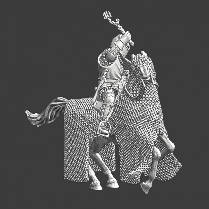 Téléchargement Medieval mounted knight fighting with flail par Northern ...