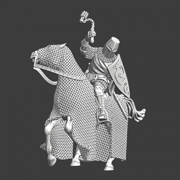 Téléchargement Medieval mounted knight fighting with flail par Northern ...