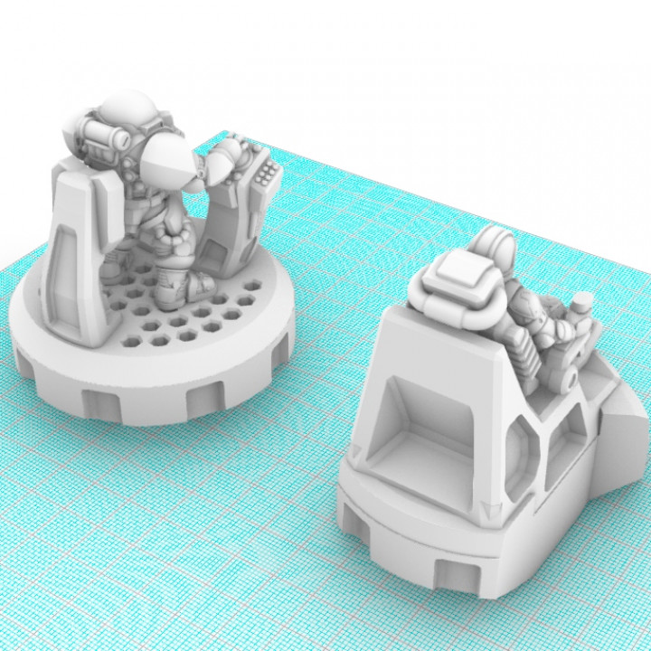 3D Printable 28mm Dwarf Mech-The Burrows Ripper Special by John Bear Ross