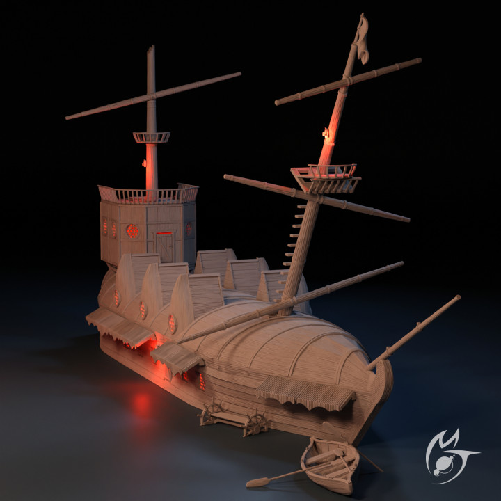 3D Printable The Pirate Hall Bundle - modular OpenLOCK terrain by ...