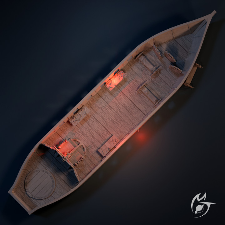 3D Printable The Pirate Hall Bundle - modular OpenLOCK terrain by ...