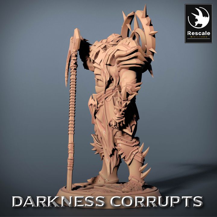 3D Printable Pack Darknight Scythe by Rescale Miniatures