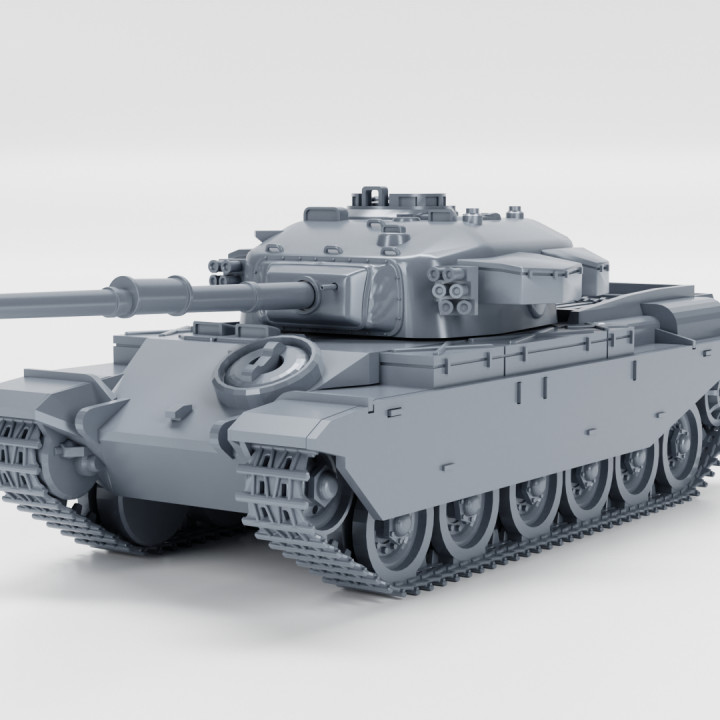 3D Printable Medium Tanks Centurion Mk.3 + Centurion Mk.10 (post WW2 ...