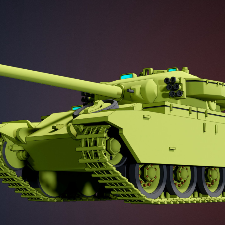 3D Printable Medium Tanks Centurion Mk.3 + Centurion Mk.10 (post WW2 ...
