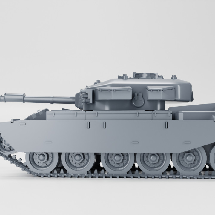 3D Printable Medium Tanks Centurion Mk.3 + Centurion Mk.10 (post WW2 ...