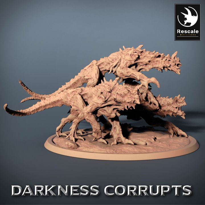 3D Printable Pack Hellhound by Rescale Miniatures