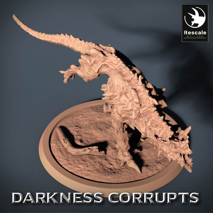 3D Printable Pack Hellhound by Rescale Miniatures