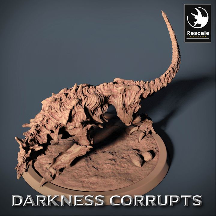 3D Printable Pack Hellhound by Rescale Miniatures