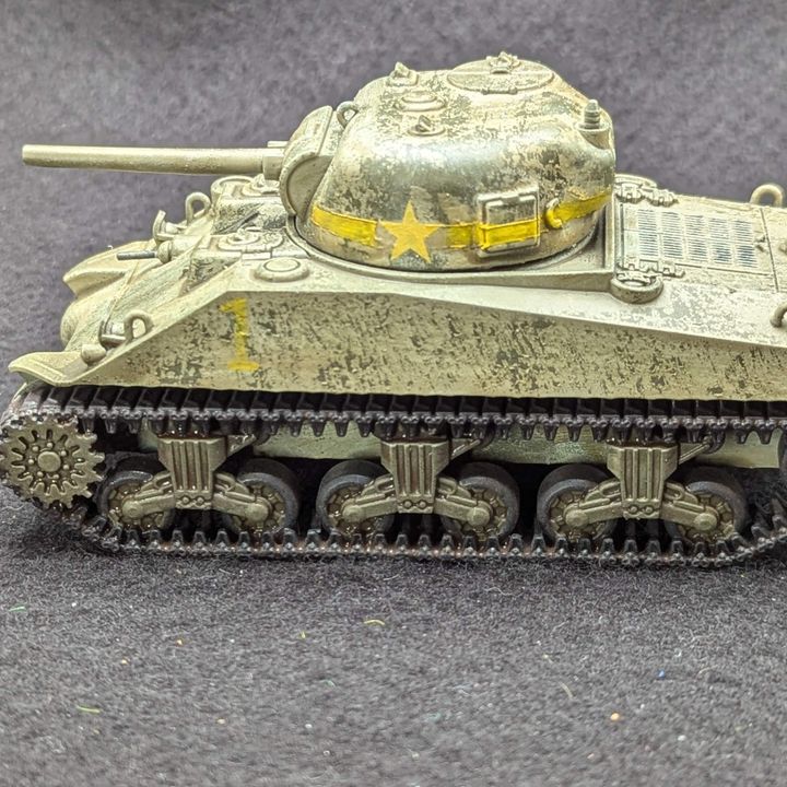 3D Printable M4A2 Sherman 75mm Medium Tank (US, WW2+Korean war) by ...