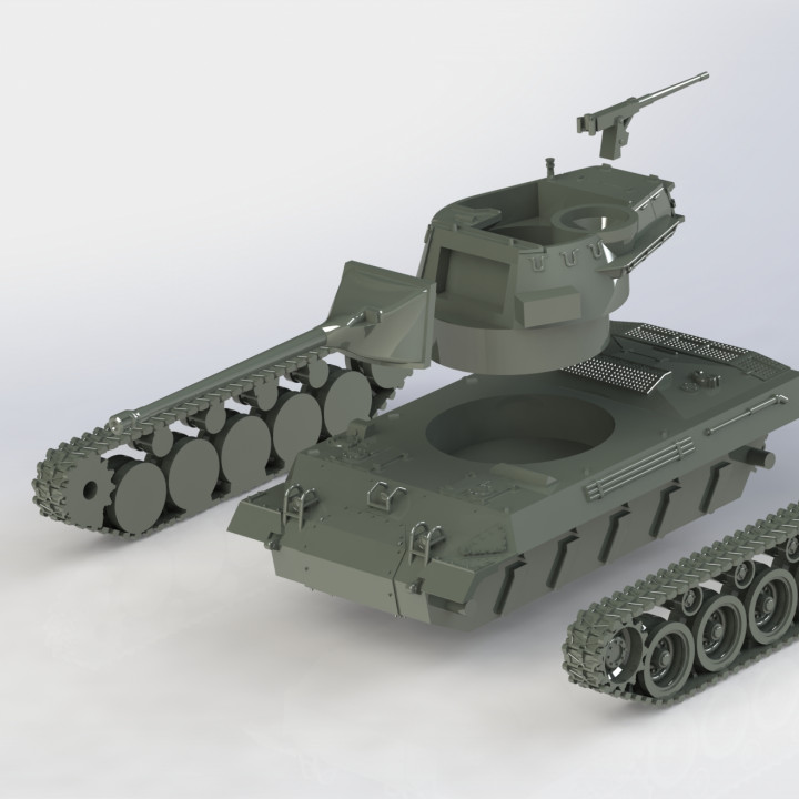 3D Printable M18 76mm GMC - Hellcat (US, WW2+Korean war) by Wargame3d