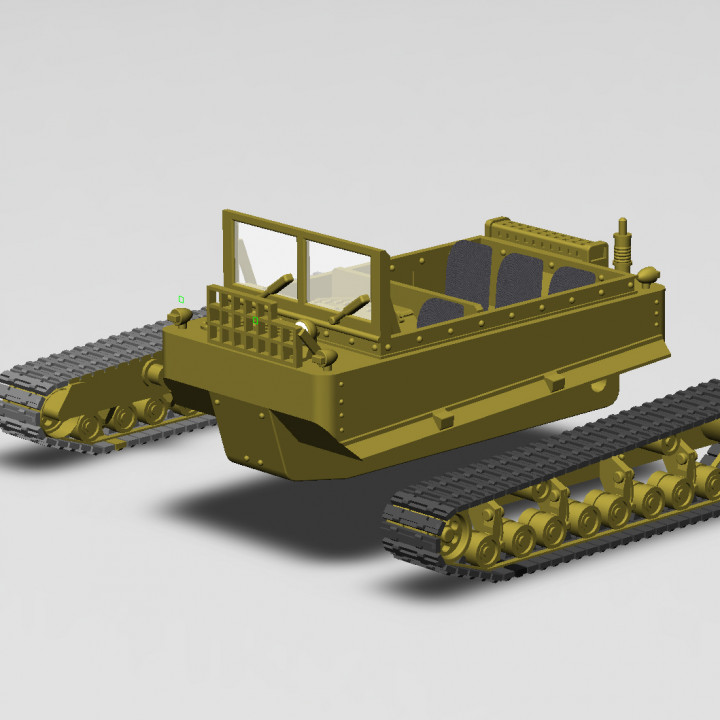 3D Printable M29 Weasel Tracked Vehicle (US, WW2+Korean war) by Wargame3d