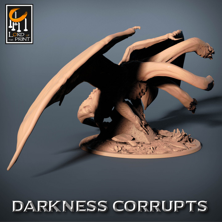 3D Printable Darknight Hydra by Rescale Miniatures